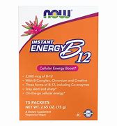 NOW Foods, Instant Energy B12, 2,000 mcg, 75 Packets – Supplements Lab